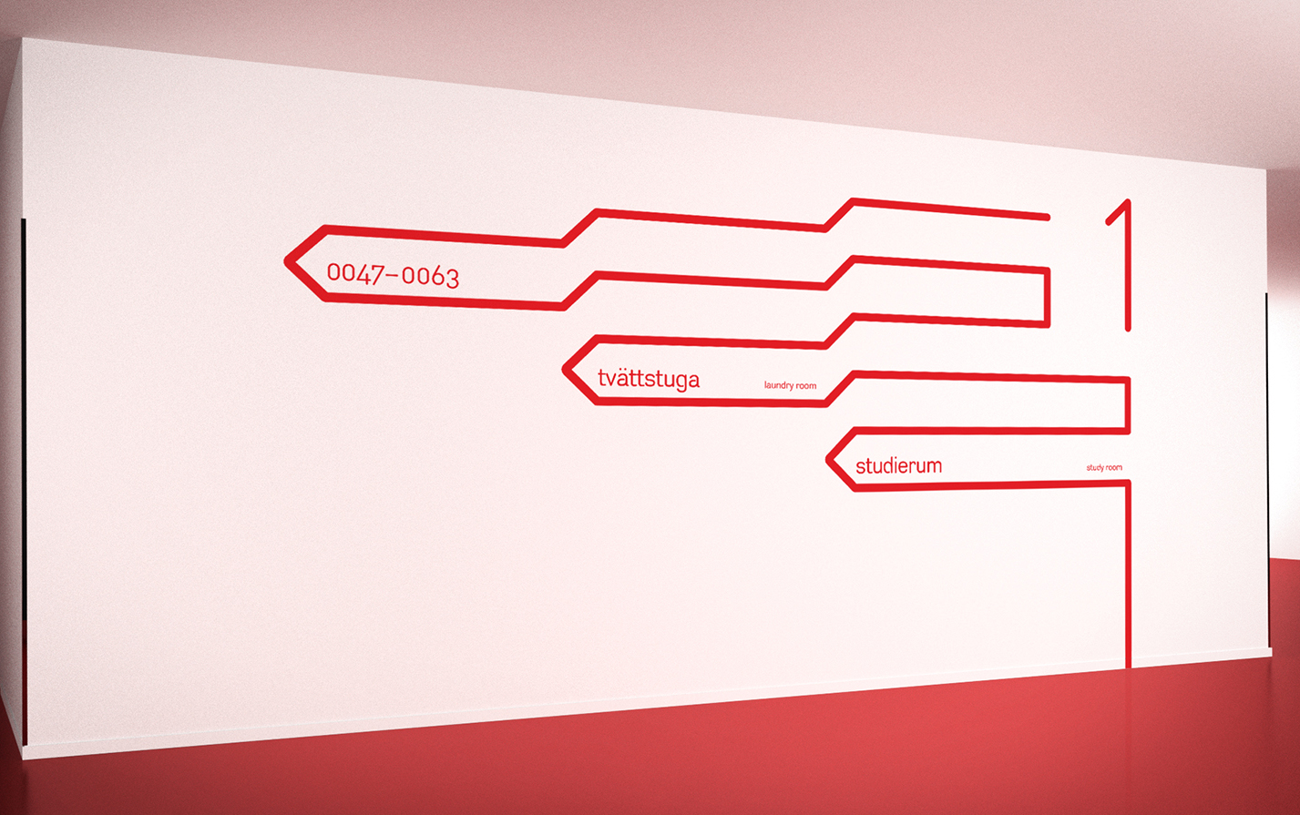 Signage & murals for student housing